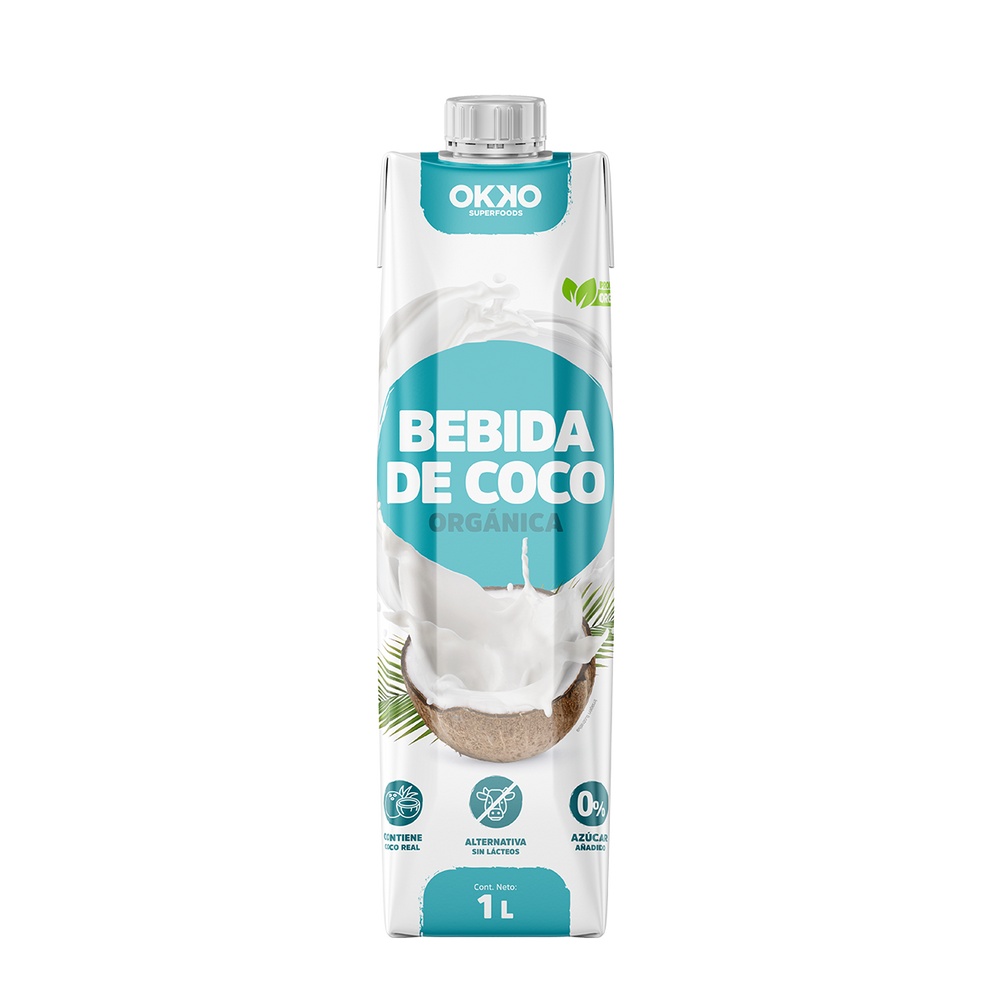 Bebida de Coco Orgánica (1 L) – OKKOSUPERFOODS
