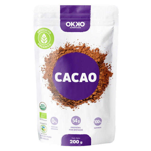Cacao Puro en Polvo (200gr)| Okko Super Foods Tienda en Linea ...