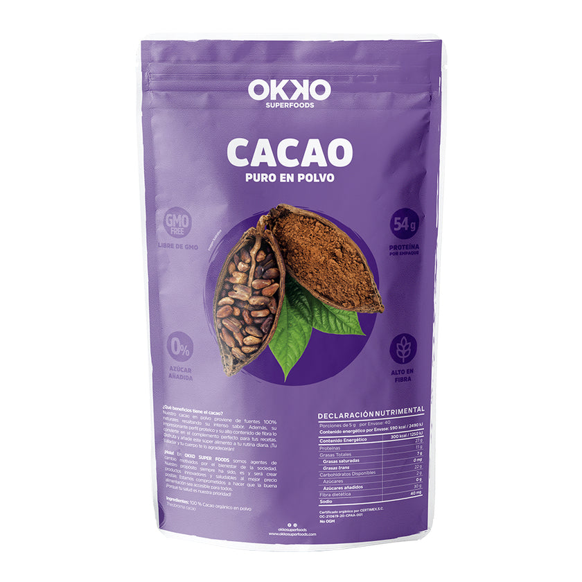 Cacao Puro en Polvo (200gr)| Okko Super Foods Tienda en Linea ...