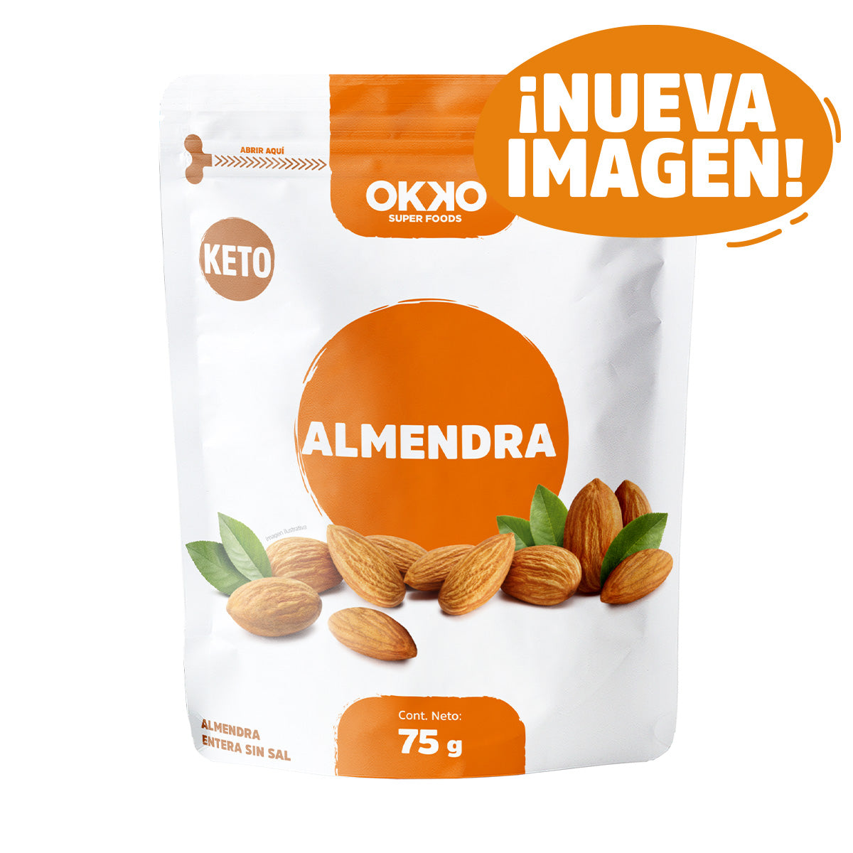 Almendra (75g) – OKKOSUPERFOODS
