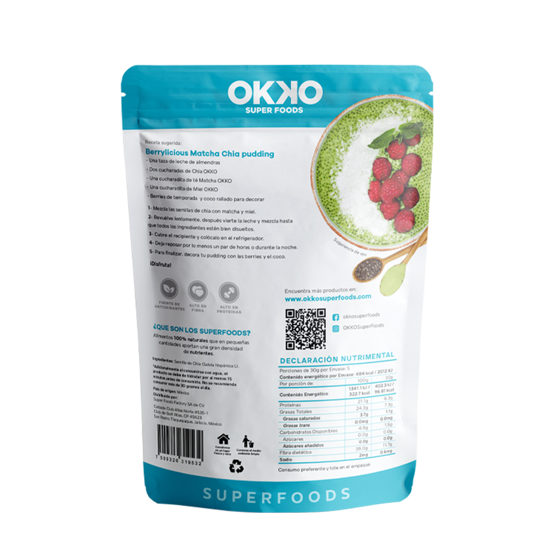 Semillas de Chía (150g) – OKKOSUPERFOODS